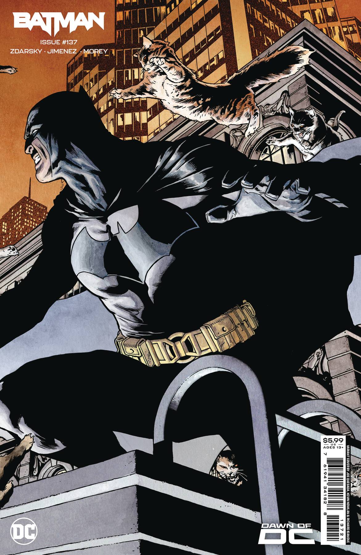 BATMAN #137 CVR B QUESADA (BATMAN CATWOMAN GOTHAM WAR) *(DH C1 ...